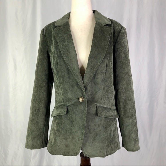 Dress Barn | Jackets & Coats | Cottage Core Gorgeous Moss Green ...